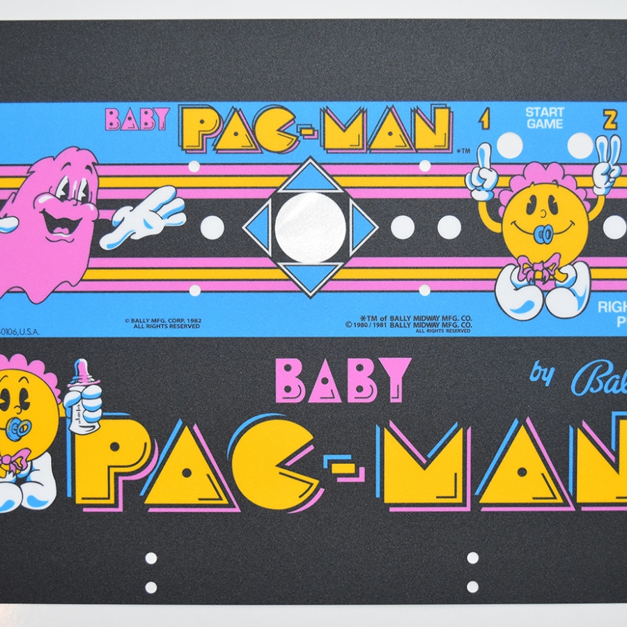 Baby Pac-Man CPO | Phoenix Arcade | #1 Source for Screen Printed Arcade ...