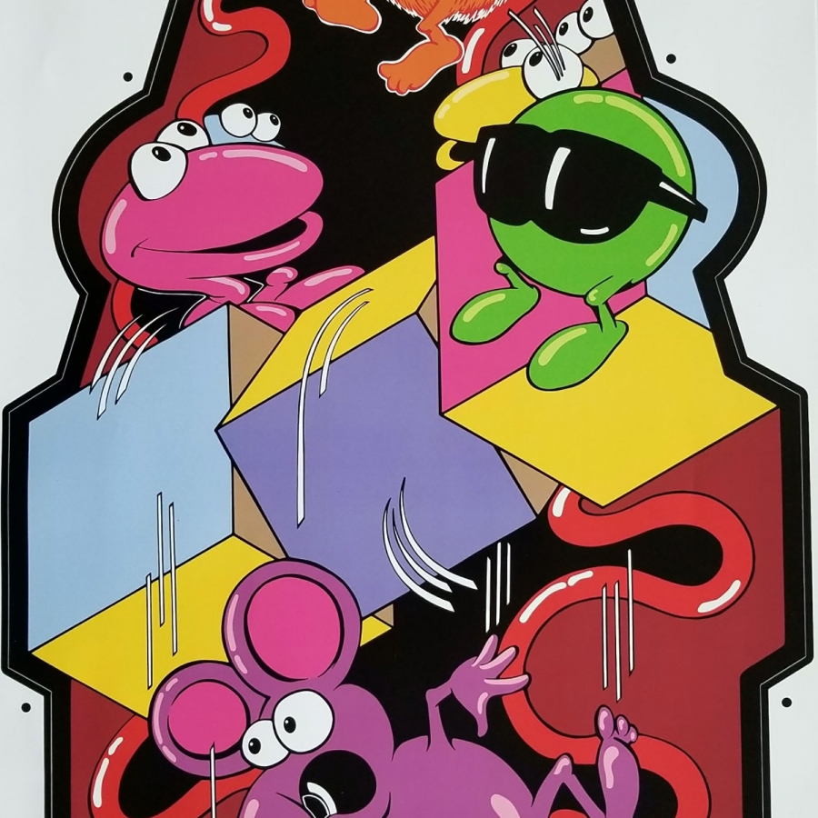 Qbert Qubes Art Package | Phoenix Arcade | #1 Source for Screen Printed ...