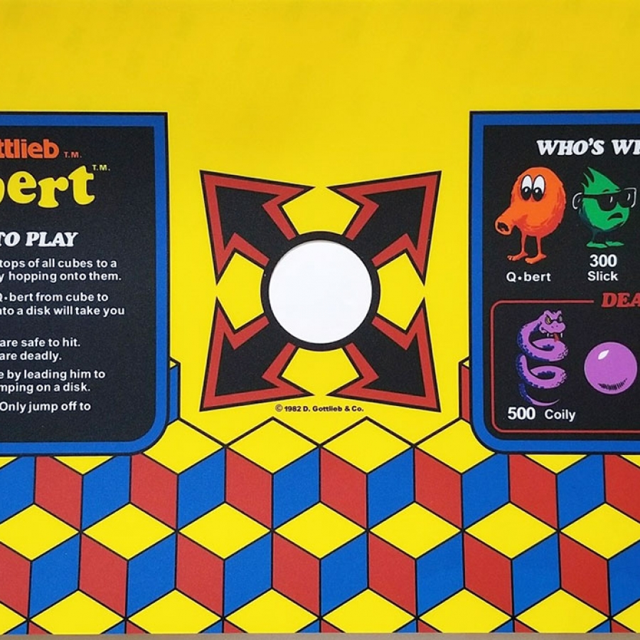 Qbert CPO | Phoenix Arcade | #1 Source for Screen Printed Arcade Artwork