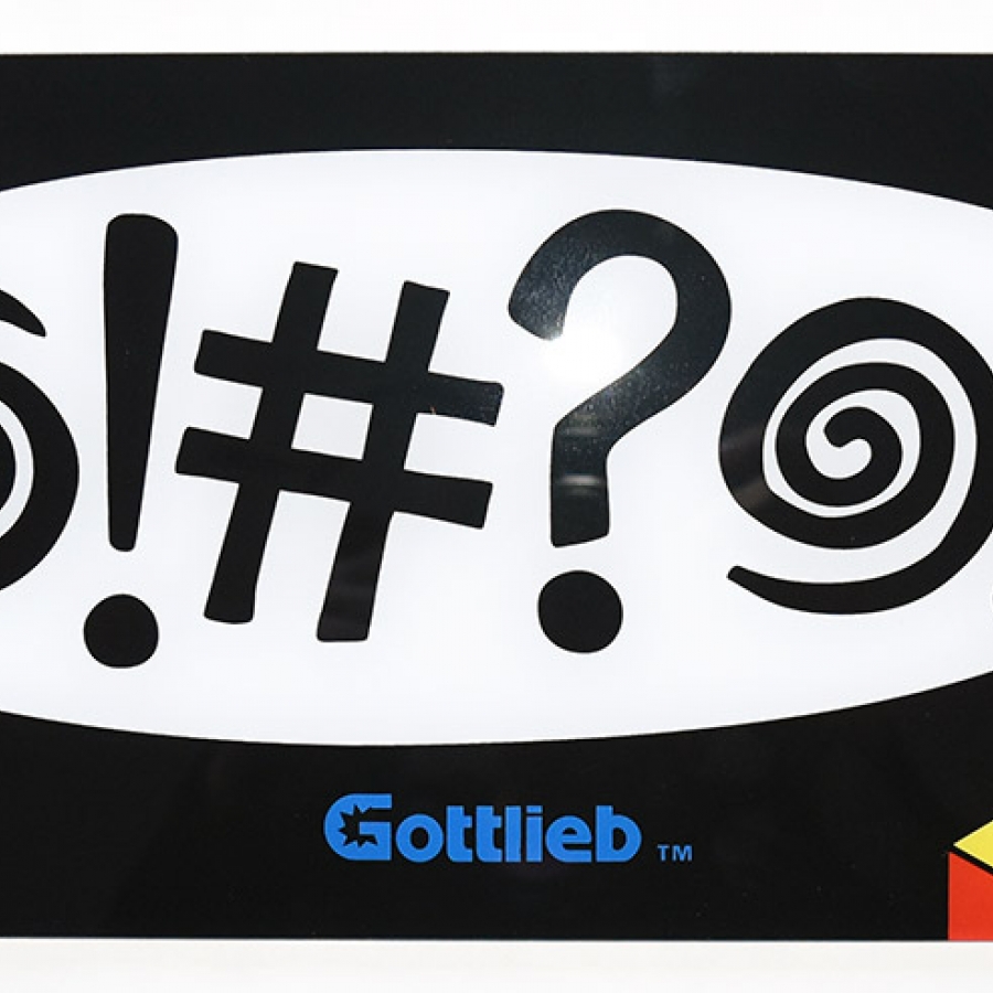 Qbert Swearing Marquee | Phoenix Arcade | #1 Source for Screen Printed ...